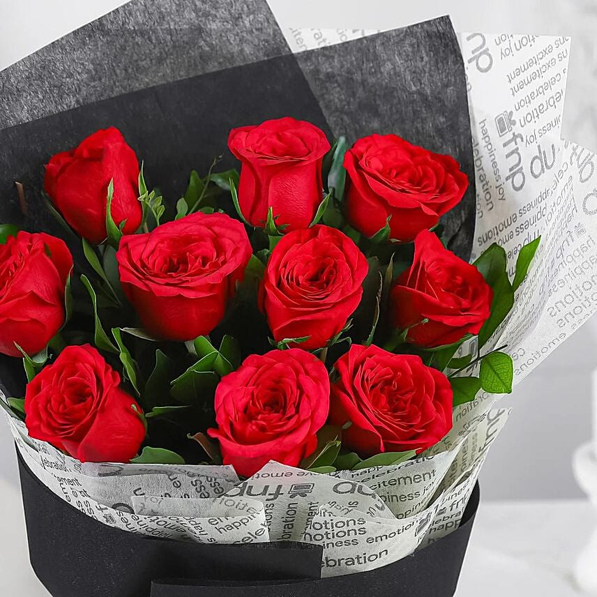 Online Premium Red Roses Double Wrapped Bouquet Gift Delivery in India ...