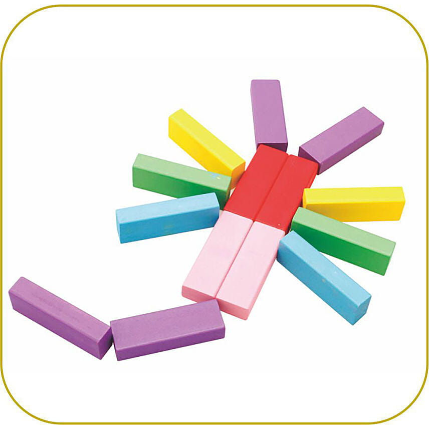 Online Rainbow Jenga Set Gift Delivery in UAE - FNP