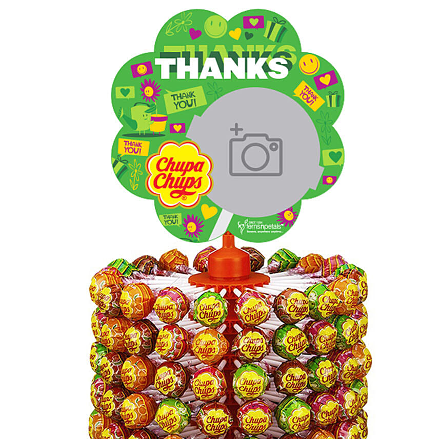 Online Personalized Thank You Chupa Chups Lolipop Wheel Gift Delivery ...