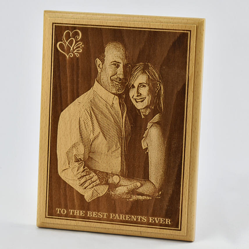 Laser Engraved Wood | Wooden Personalised Gifts - FNP AE