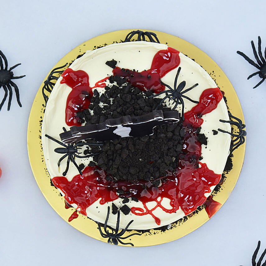 Online Evil Halloween Cake Half Kg Gift Delivery in UAE - FNP
