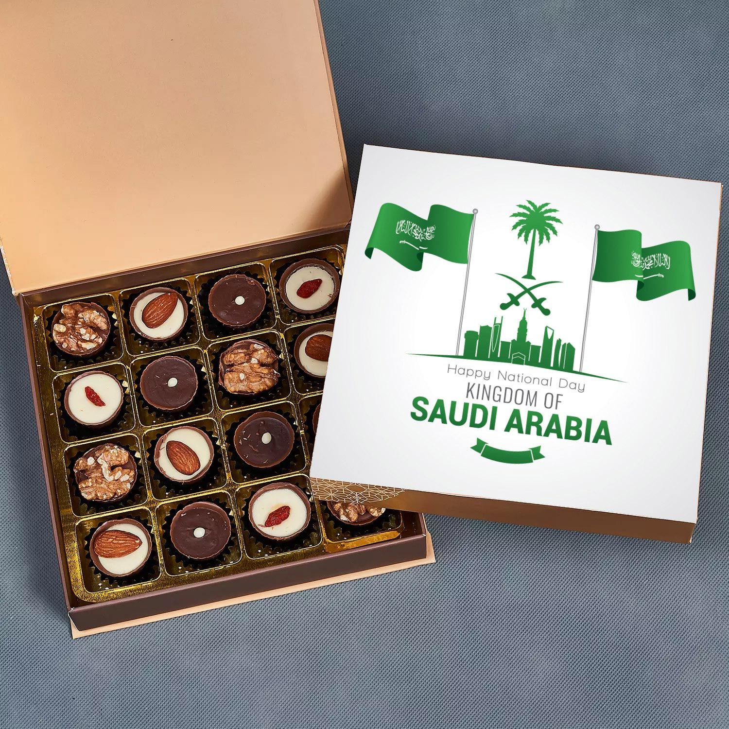 Online National Day Assorted Chocolates Box Gift Delivery in Saudi ...