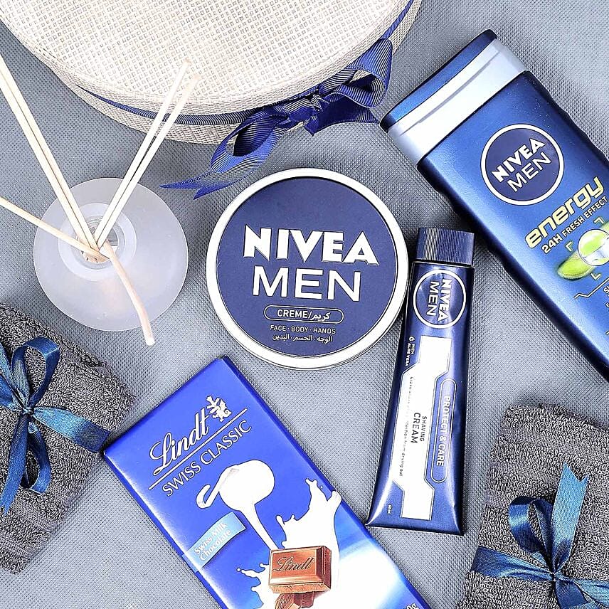 Online Nivea Care Hamper For Men Gift Delivery in Singapore - FNP