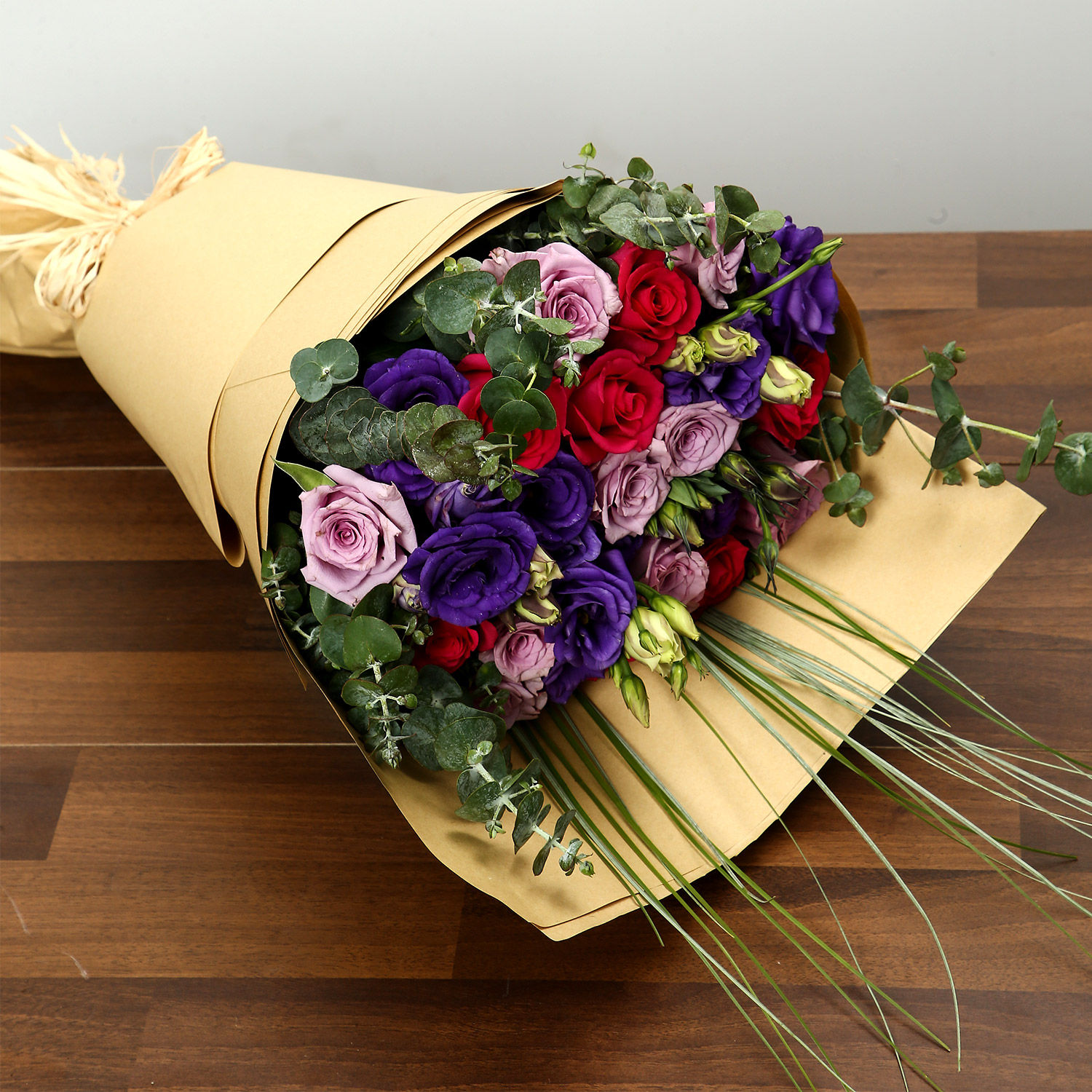 Online Purple and Pink Roses Bouquet Gift Delivery in UAE - FNP