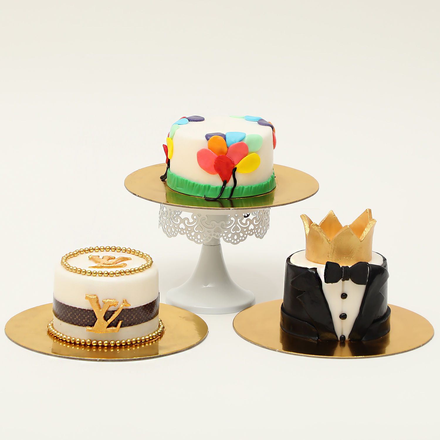 Online Trio Of Mono Cakes Gift Delivery in UAE - FNP
