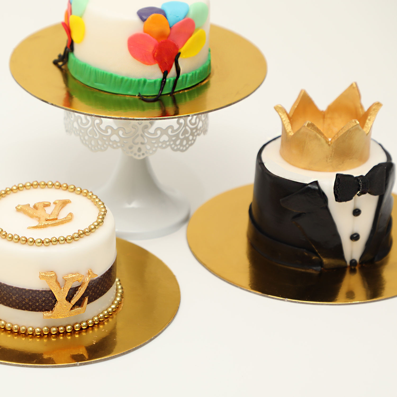 Online Trio Of Mono Cakes Gift Delivery in UAE - FNP