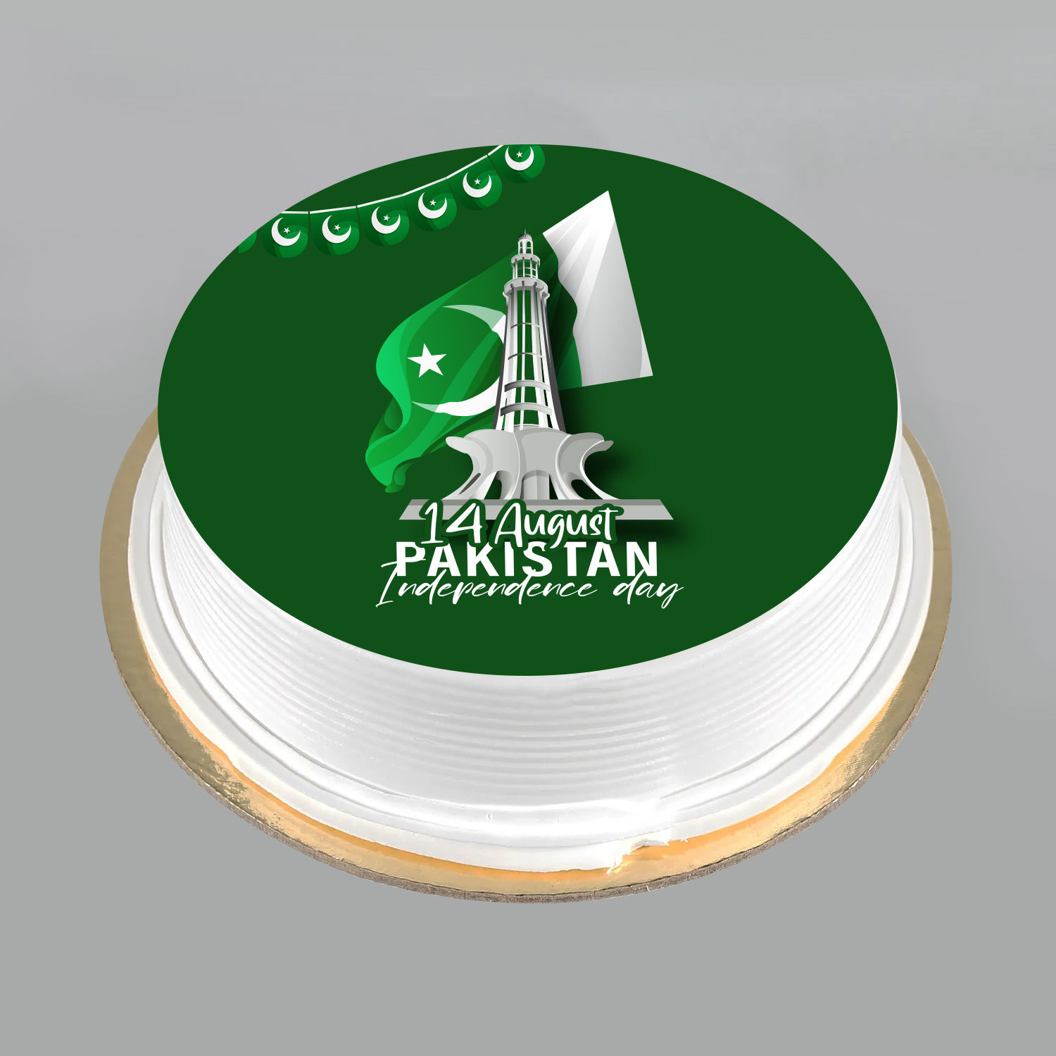 Online Pakistan Independence Day Cake Gift Delivery in UAE - FNP